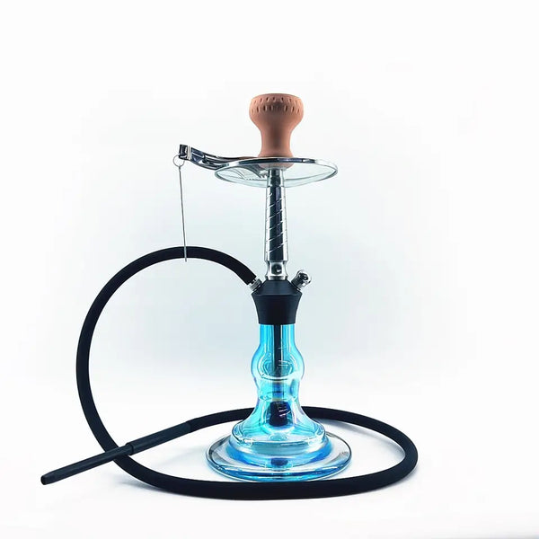 49cm Germonic Mini Handmade German Glass Plate Shisha Hookah Pipe 150c ...
